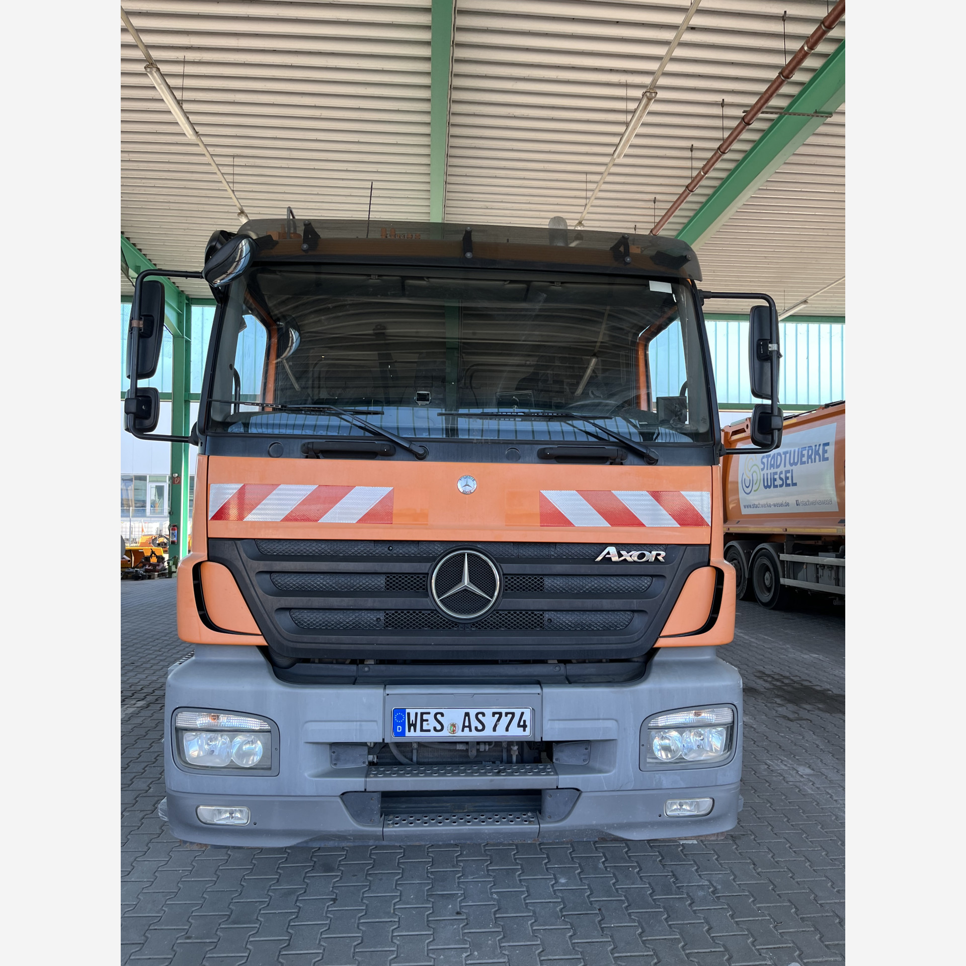 Müllwagen MB Axor Faun Variopress 522