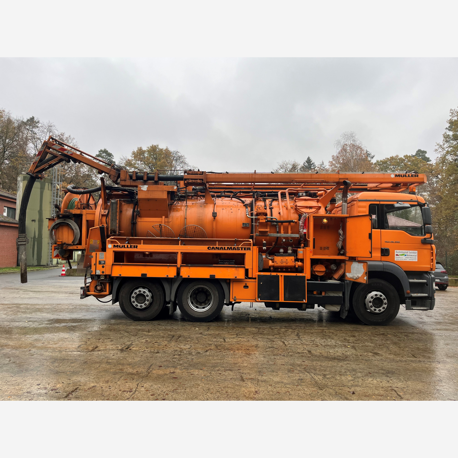 MAN 26.390 Müller Saug-und Spülfahrzeug